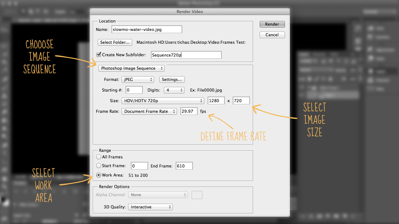 How to convert a video into an image sequence