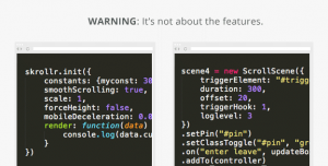 Skrollr vs ScrollMagic | Comparison of scrolling animation plugins