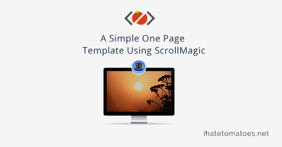 A Simple One Page Template Using ScrollMagic | Multiple Scenes