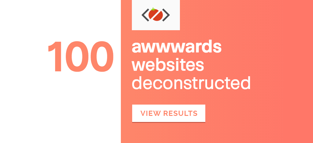 100 Awwwards Websites Deconstructed 100 Awwwards Websites Deconstructed